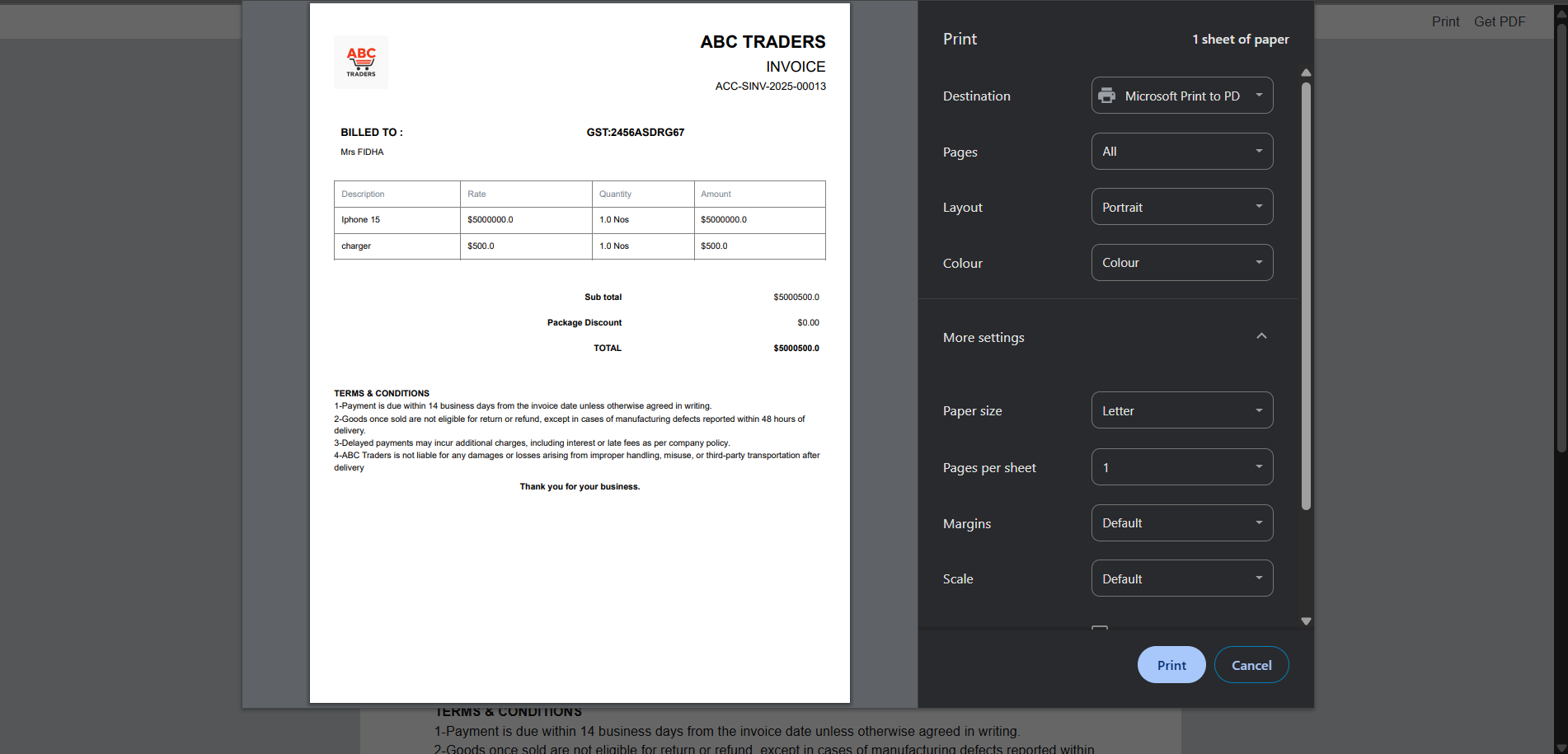 How to Customize Print Formats in ERPNext